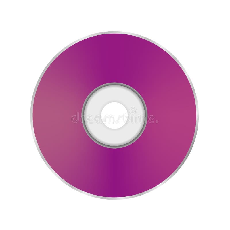 Pink Compact Disc stock vector. Illustration of pink - 54150961