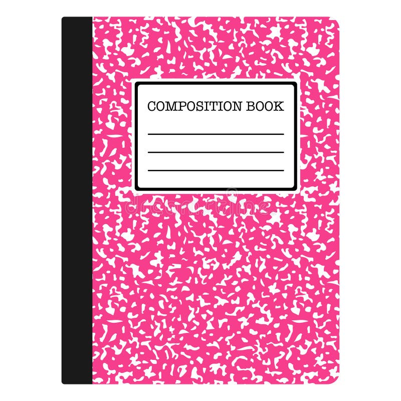 Composition Book stock vector. Illustration of literature - 134788234