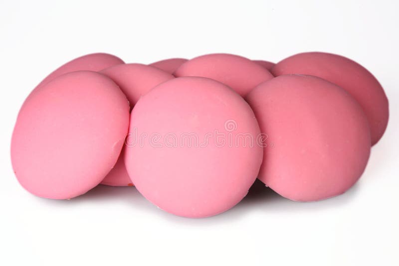 Pink Cookies stock image. Image of lunch, sweet, sugar - 49418987