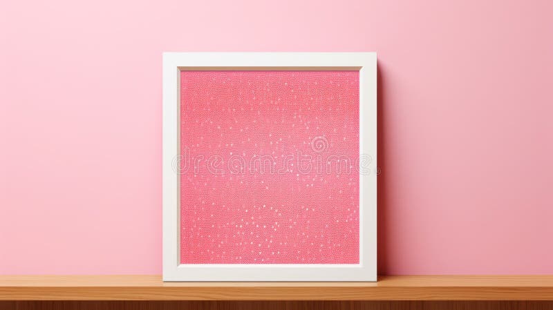 Pink Corner Neoprene Belgian Tripel Plaque with Pointillist Dotted ...