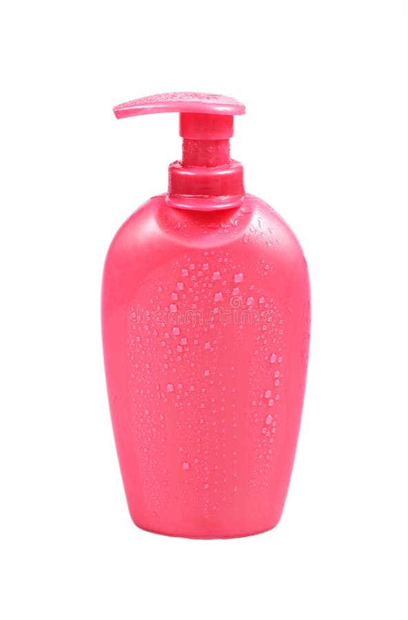 Pink cosmetic bottle stock photo. Image of facial, bottle - 24822984