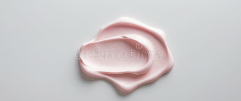 Pink Cosmetic Cream Spread White Surface Stock Photos - Free & Royalty ...