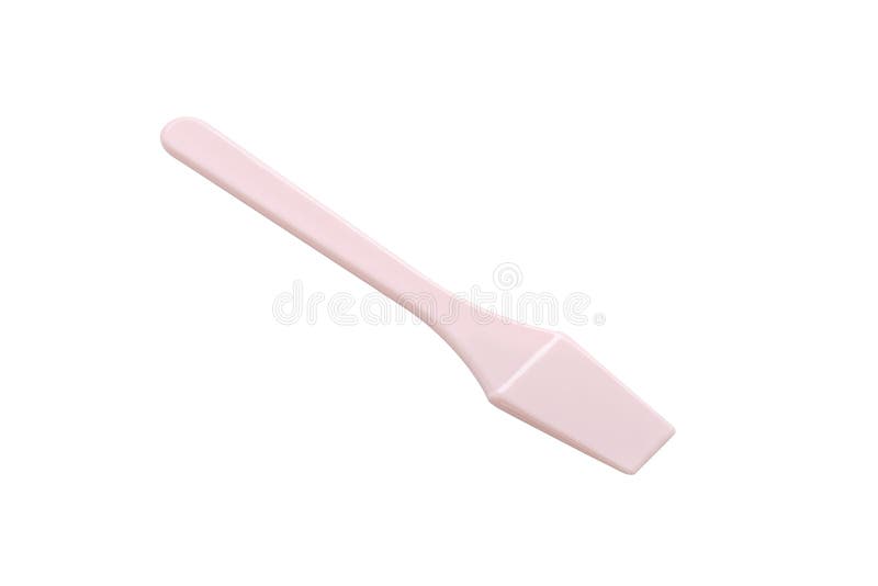 Pink Cosmetic Mini Spatula for Single Use, Photo Stacking Stock Photo ...