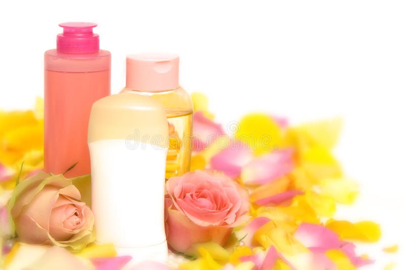 Pink cosmetics stock photo. Image of hygienic, cosmetics - 26124266