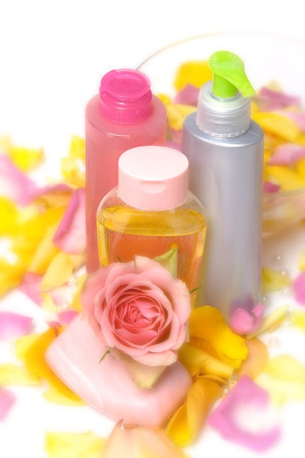 Pink cosmetics stock photo. Image of bathroom, care, hygienic - 26543804