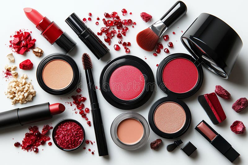 Cosmetics stock illustration. Illustration of nose, purple - 361644469