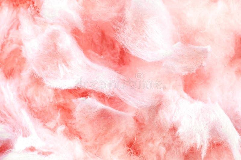 Pink Cotton Candy Background or Texture with Strawberry Flavor. Cotton ...