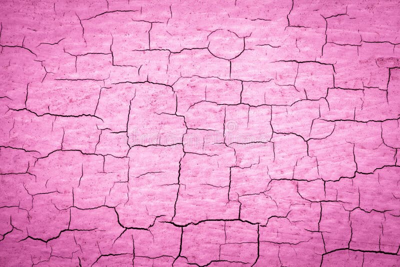 Pink Cracked Paint stock illustration. Illustration of plain - 145872177