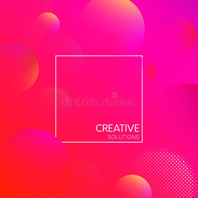 Pink Creative Geometric Square Background with Polygonal Pattern ...