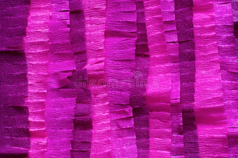 Pink Crepe Paper Abstract Background. Stock Photo - Image of pinata ...