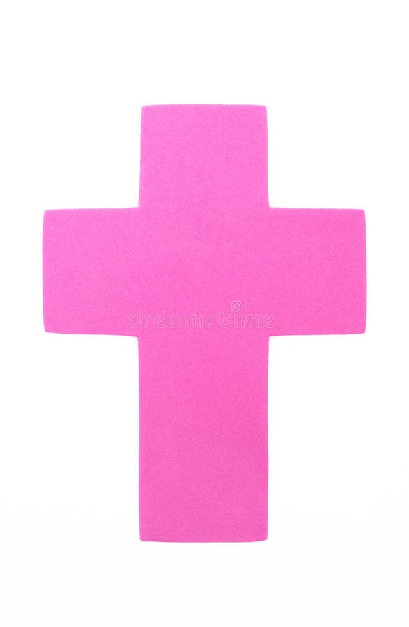 Pink Cross stock illustration. Illustration of historic - 18432256