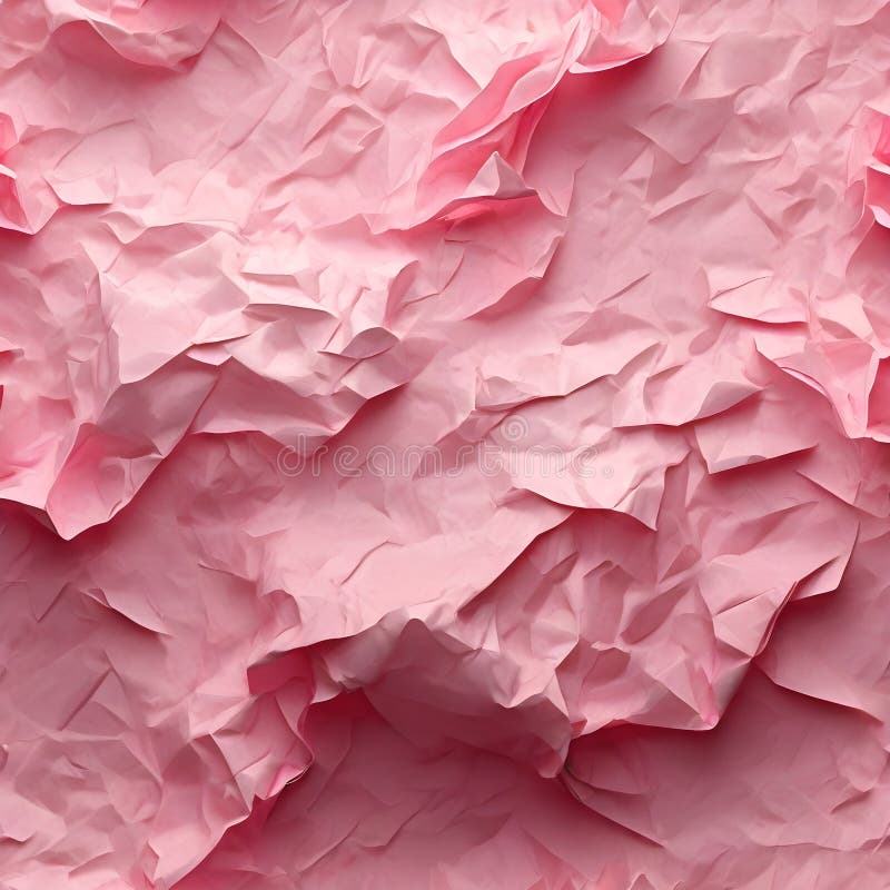 Pink Crumpled Paper Texture Abstract Background Stock Illustration ... Pink Crumpled Paper Texture Abstract Background Stock Illustration ...