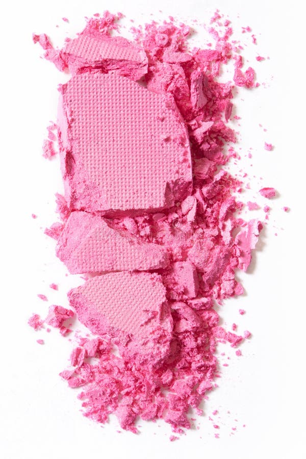 Pink, crushed eye shadow stock photo. Image of pale, texture - 54396612