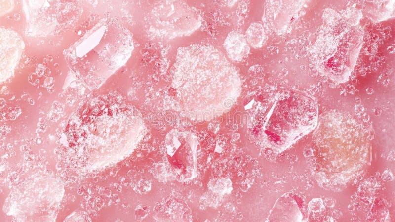 Pink Crystal Texture Abstract Background Image Stock Illustration ...