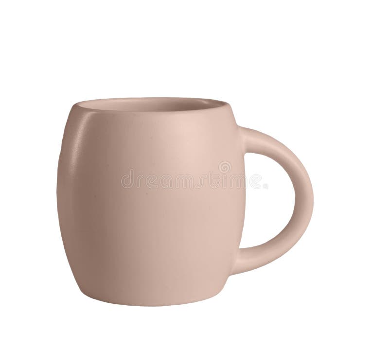 Pink Cup. Side View. Isolate Stock Image - Image of container, clean ...