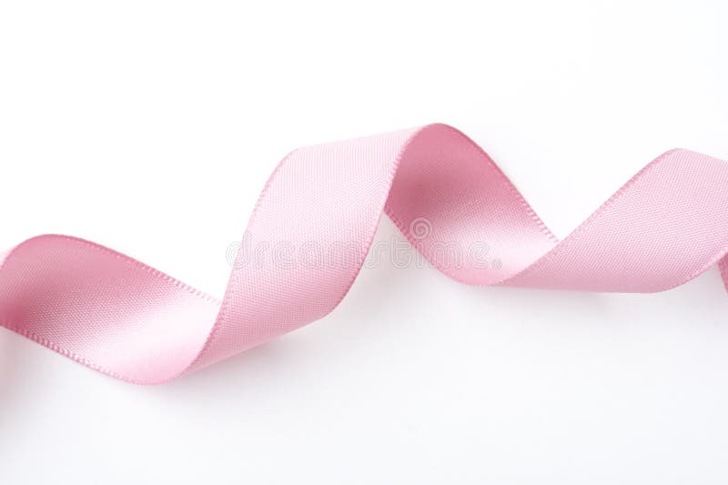 Pink curved ribbon stock illustration. Illustration of knot - 85328718
