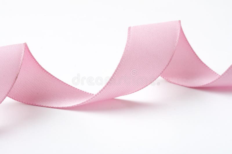 Pink curved ribbon stock illustration. Illustration of abstract - 87555930