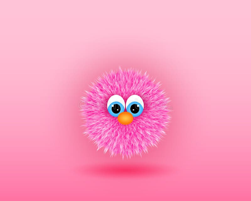 Pink Fluffy Monster Stock Illustrations – 428 Pink Fluffy Monster Stock ...