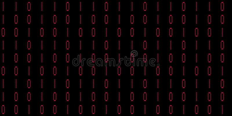 Pink Cyberspace Texture. Numeric Binary Creative Surface. Numeral Tech Design Backdrop. Abstract ...