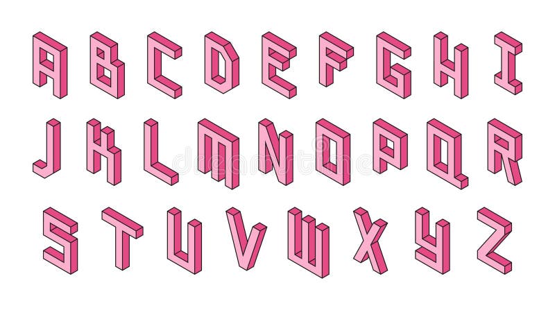 Isometric Letters