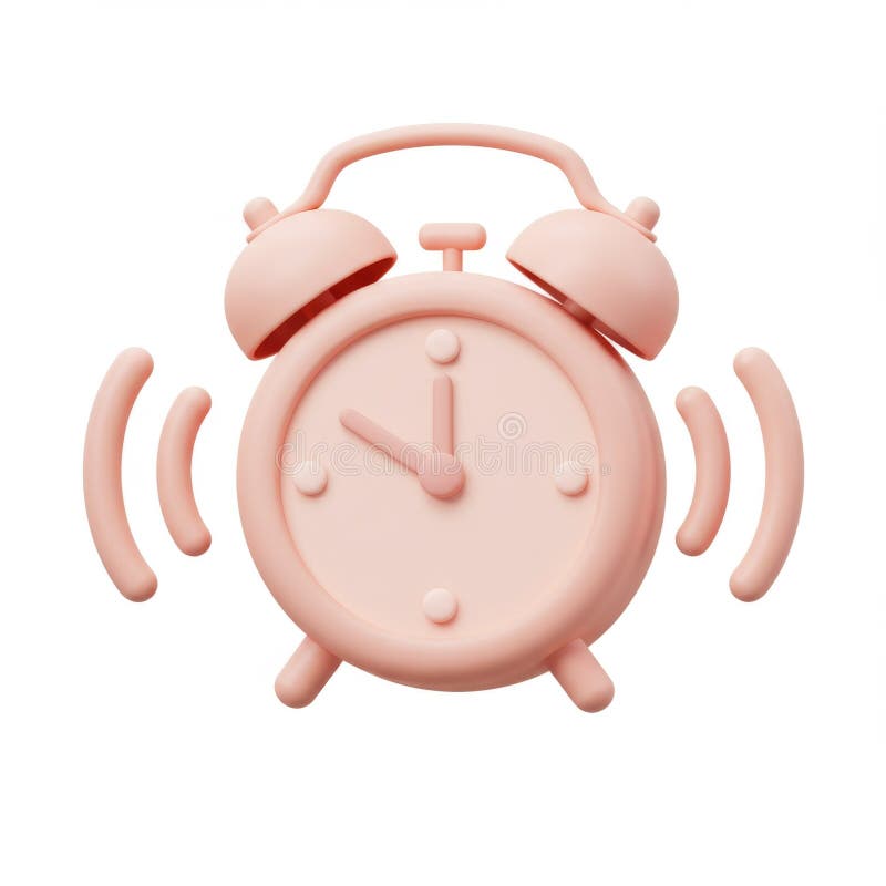 Digital Alarm Clock Isolated White Background 3d Render Stock Photos ...