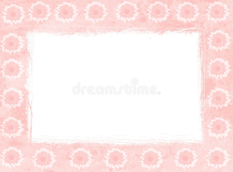 Pink daisy frames stock illustration. Illustration of daisy - 13819230
