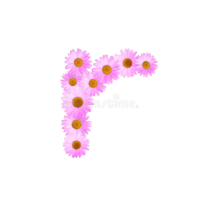 Pink Daisy Letter R Stock Illustrations – 4 Pink Daisy Letter R Stock ...