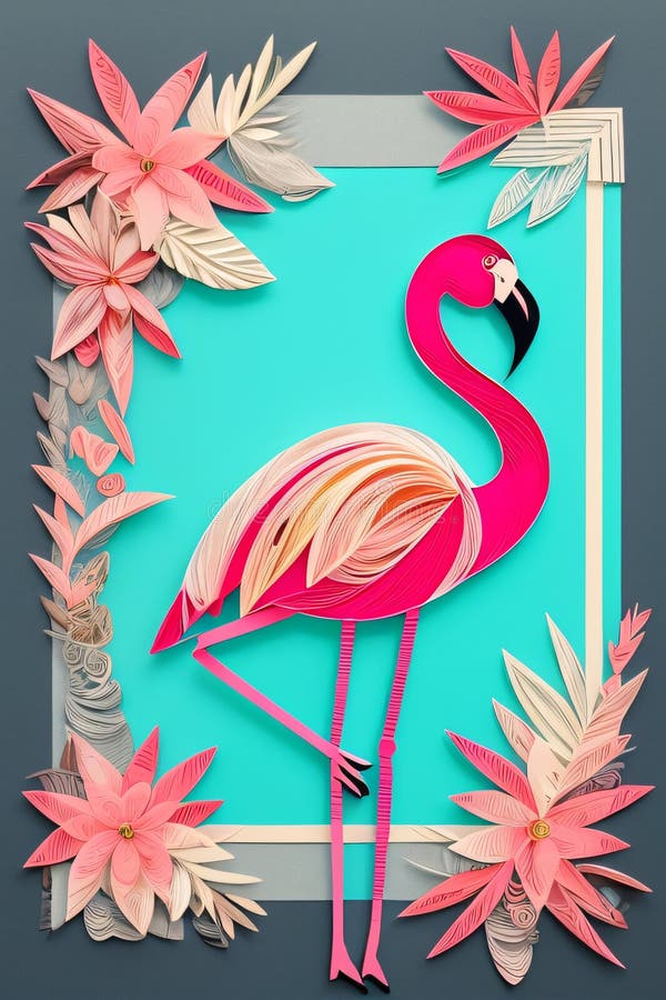 Pink Delight stock illustration. Illustration of wildlife - 295624729