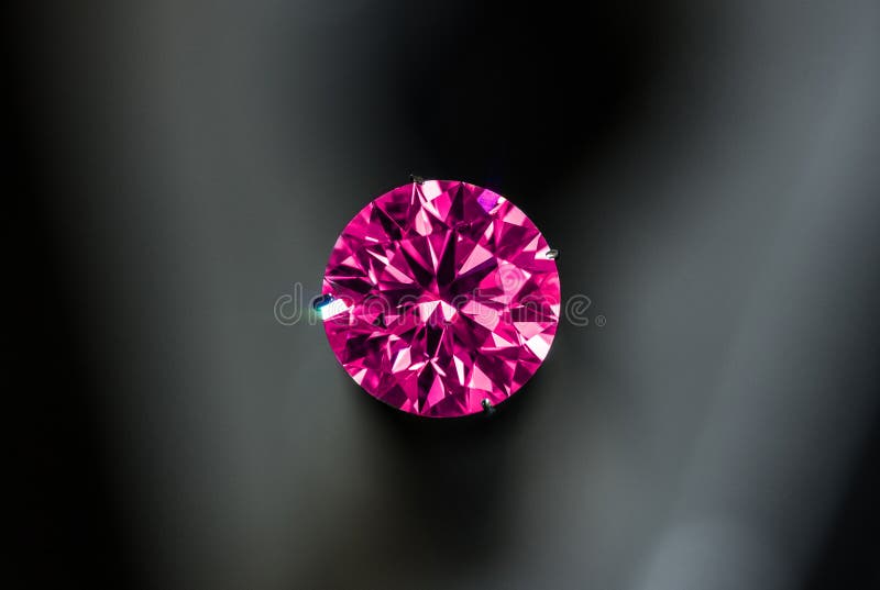 Pink Diamond stock photo. Image of crystal, round, diamond - 7260456