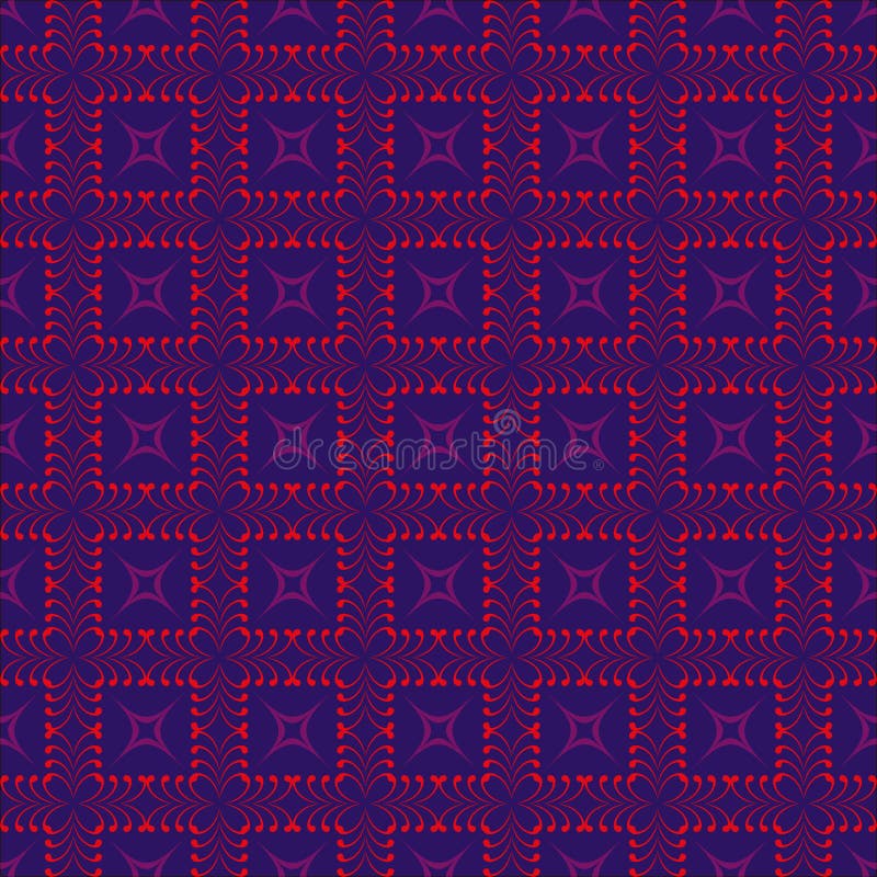 Pink Diamond Pattern Blue Curl Curve Graphics Vector Stock Vector ...