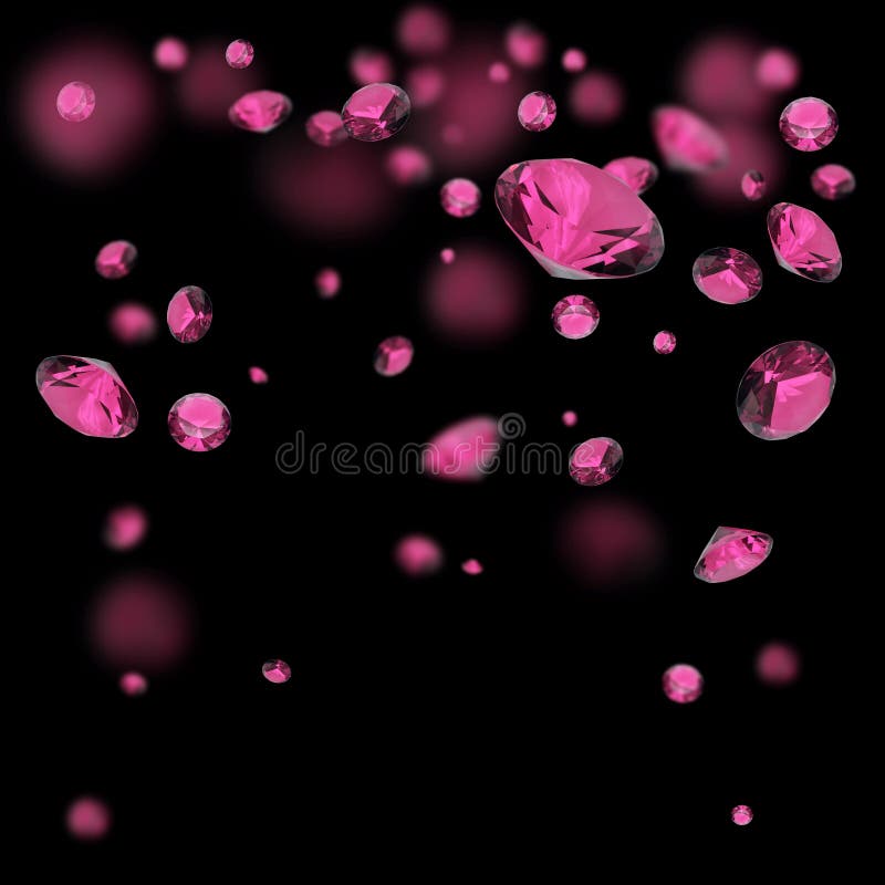 Black And Pink Diamond Pink Diamond 0.19ct Radiant Cut 2PP SI2 Argyle