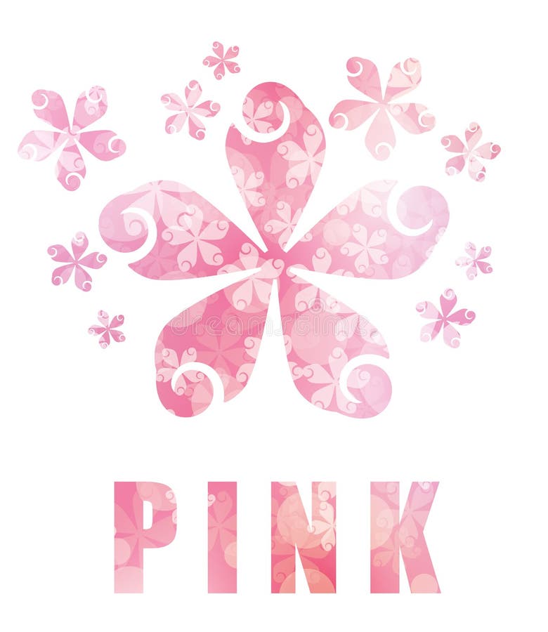 Pink digital design. stock vector. Illustration of graphic - 58706555