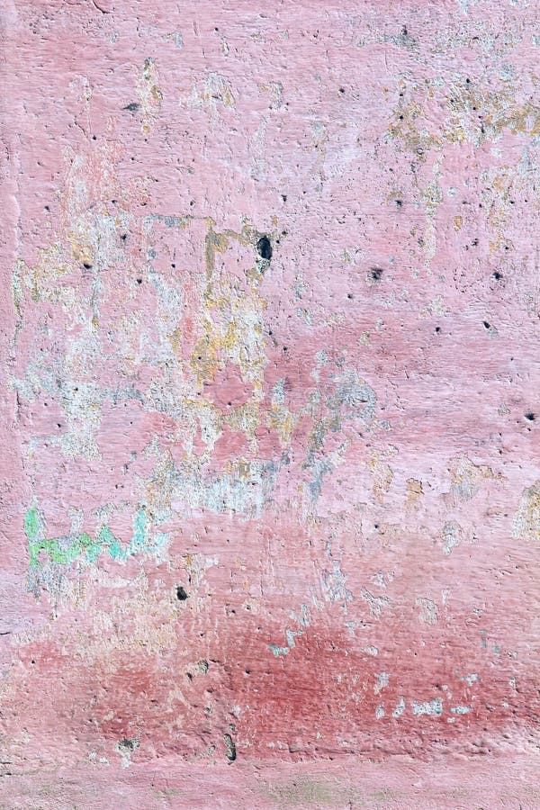 Pink Distressed Wall Texture Stock Image - Image of texture, aged ...