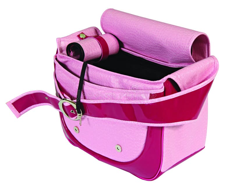 Pink dog bag stock image. Image of packing, hold, cute - 10448977