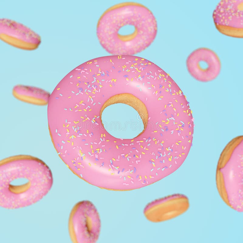 Donuts Falling Down Stock Illustrations – 22 Donuts Falling Down Stock ...