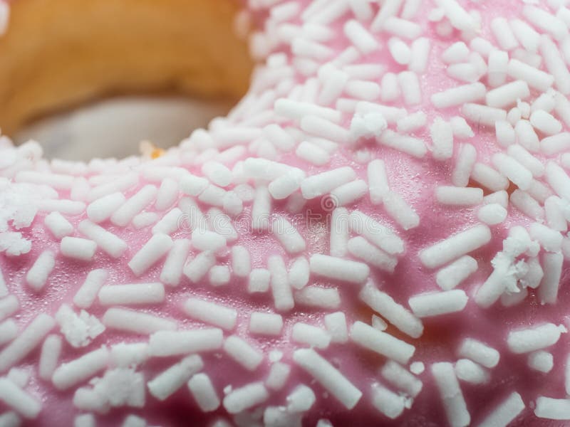 Pink donuts texture stock photo. Image of candy, closeup - 193054736