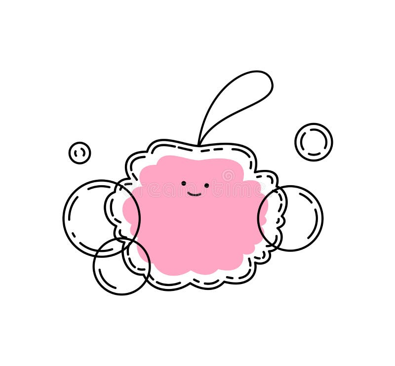 Pink Bath Sponge Stock Illustrations – 383 Pink Bath Sponge Stock ...
