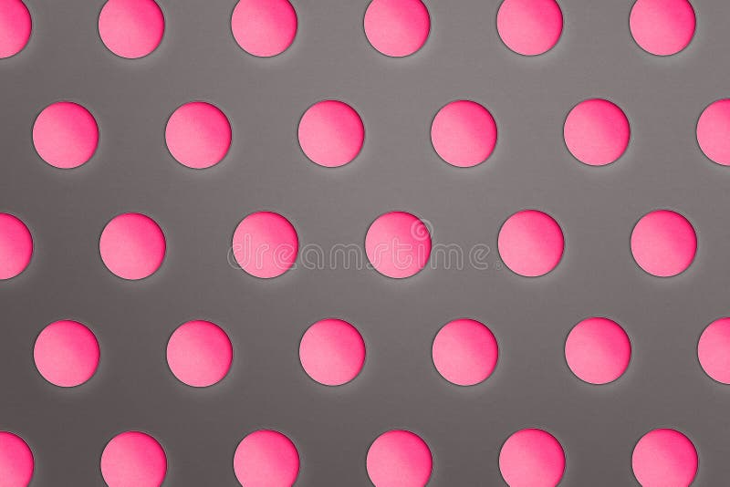 Pink Dots Grey Background. Design Texture Paper Origami Background ...