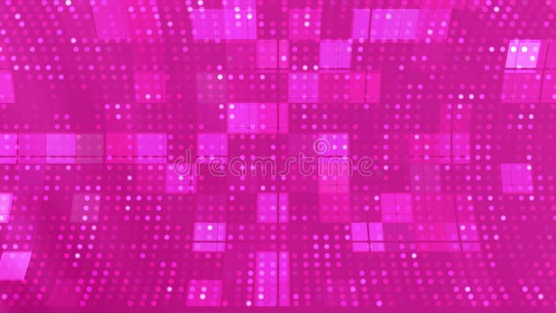 Pink Dotted Grid and Square Pattern Background Loop. Stock Footage ...