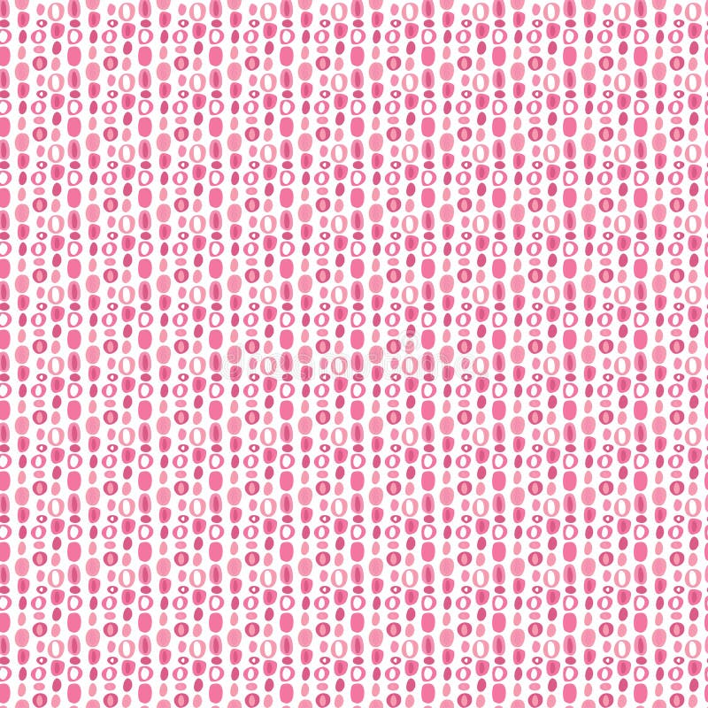 Pink Dotted Pattern. Minimalist Textile Design Stock Vector ...