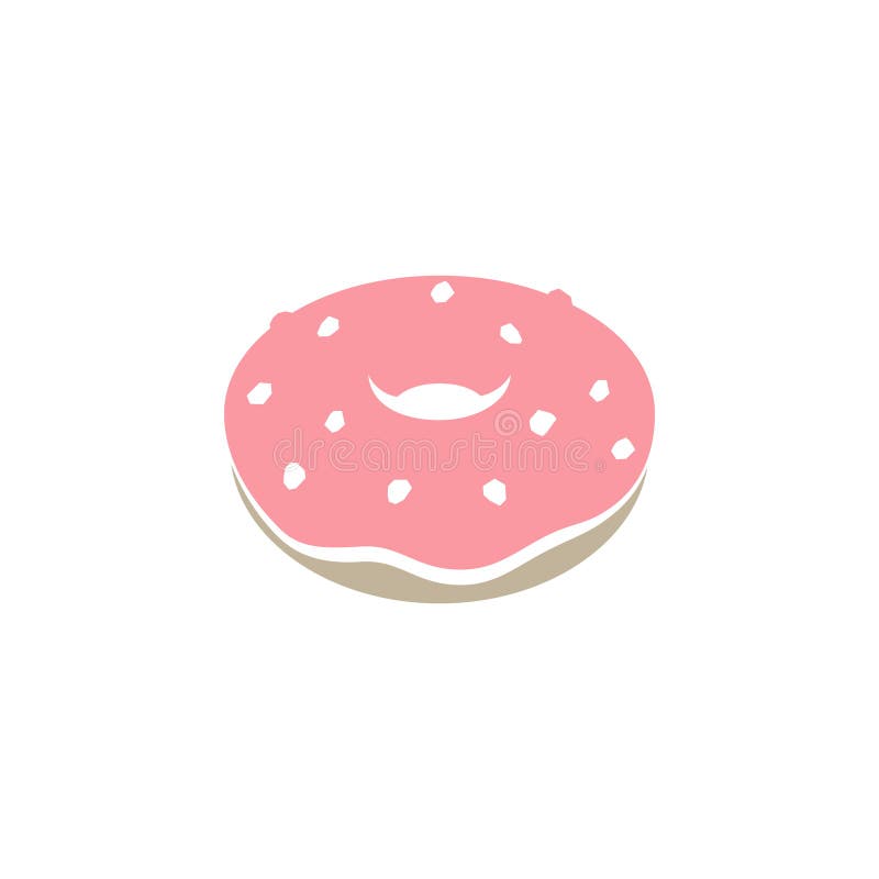 Pink Doughnut glaze stock vector. Illustration of colorful - 71311915