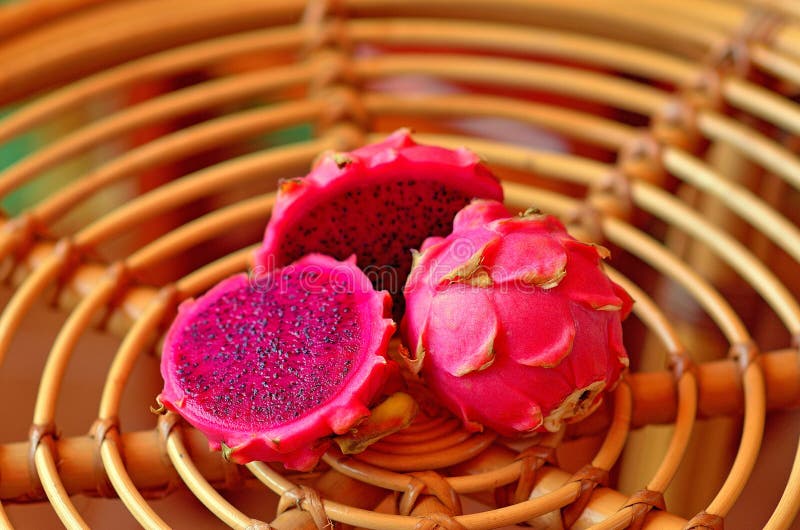 Pink dragon fruit stock image. Image of healthy, closeup - 101475587