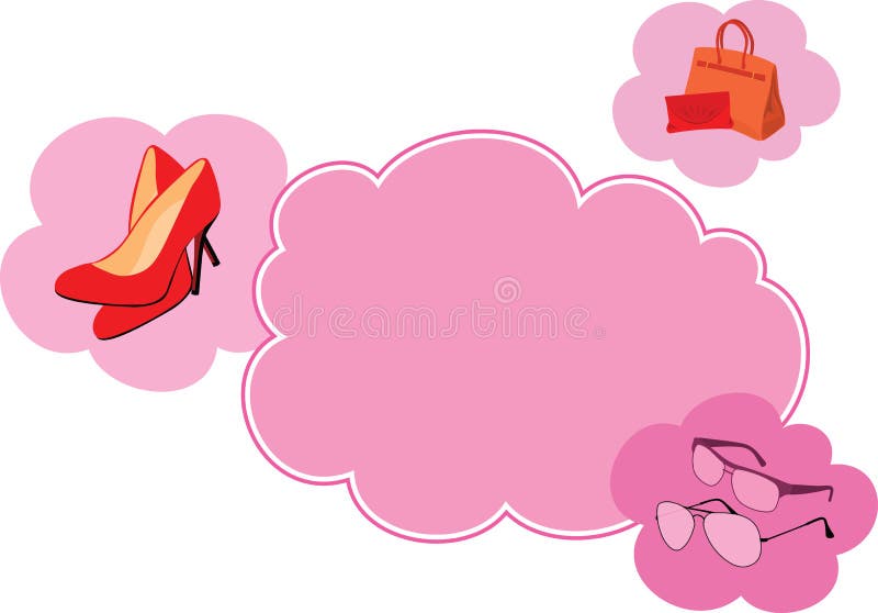 Pink Dream Ad Layout stock vector. Illustration of headline - 6787353