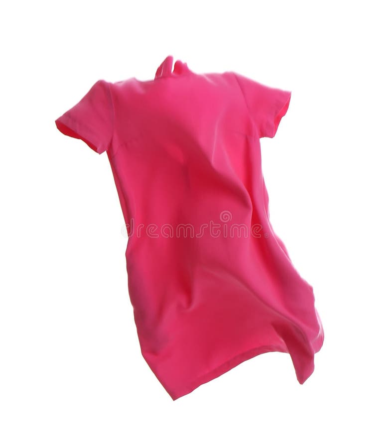 Pink Dress Isolated. Stylish Clothes Stock Photo - Image of laundry ...