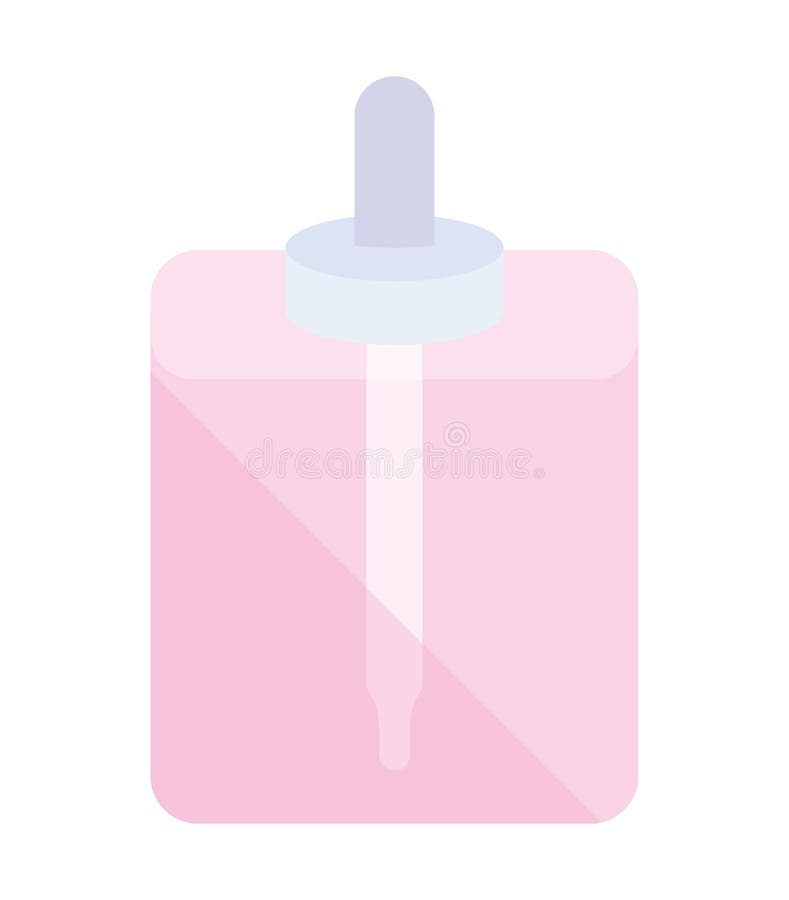 Pink dropper illustration stock vector. Illustration of drop - 229005857