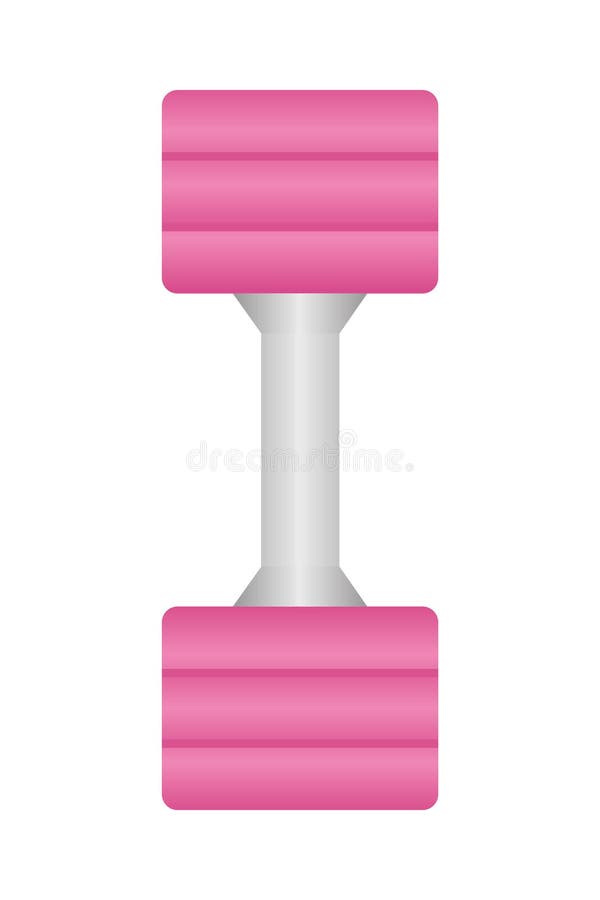 Pink Dumbbell Clipart