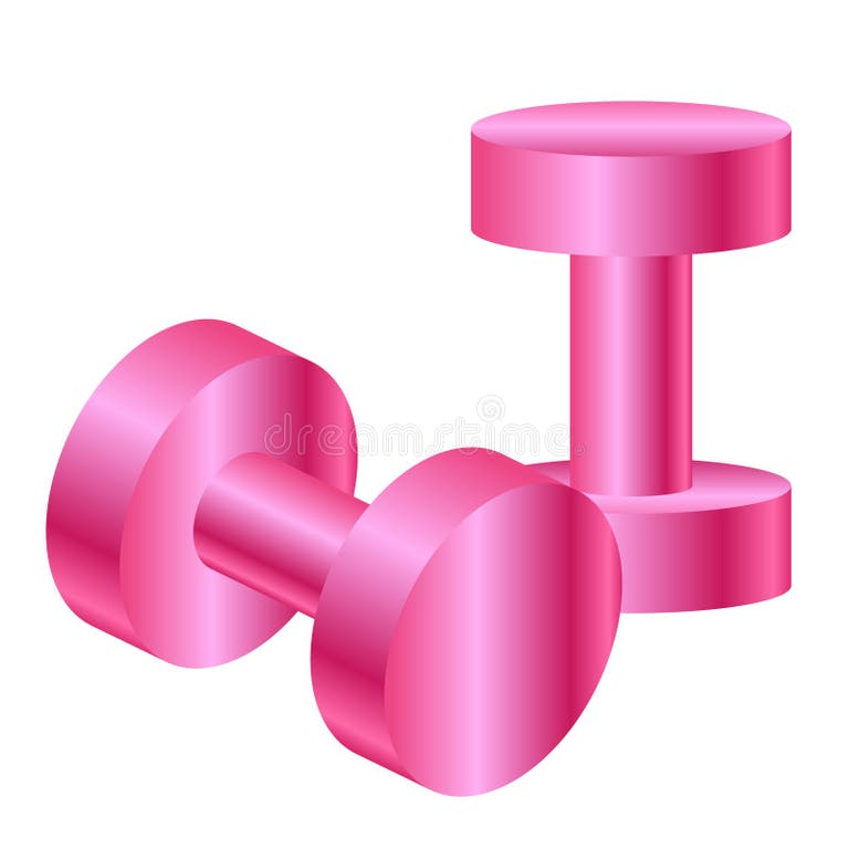 Pink Dumbbells Stock Illustrations – 2,373 Pink Dumbbells Stock ...