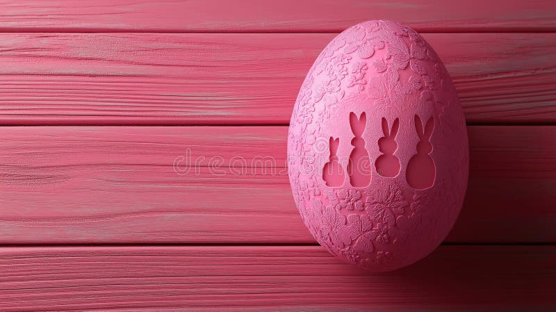 Set Pink Easter Bunny, Rabbit or Hare. Isolate Stock Vector ...