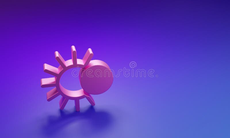 Sun Eclipse Blue Color Fire Dark Background Vector Moon Design Style ...