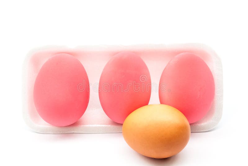 Pink egg stock photo. Image of culture, organic, chicken - 57215102